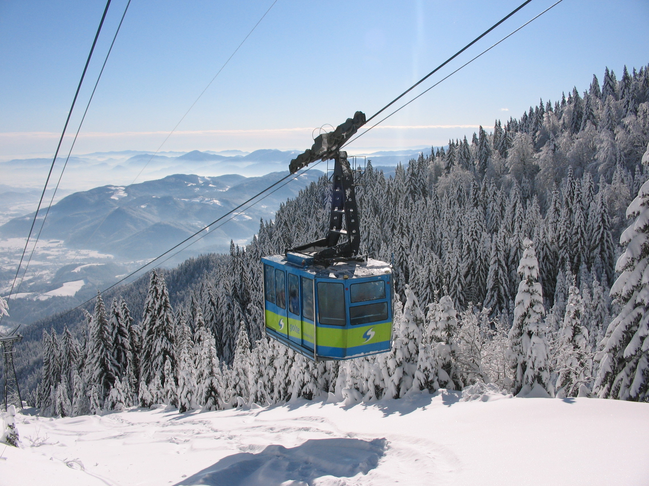 Logarska Dolina - Golte ski map